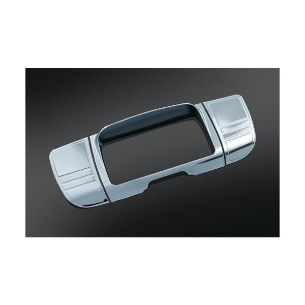 2014〜25年FLHT、2014〜23年FLHXモデルに適合（但し2023年FLHXSEは除く）クロームKURYAKYN(クリアキン)ハーレー カスタムパーツ / インナーフェアリングアクセント