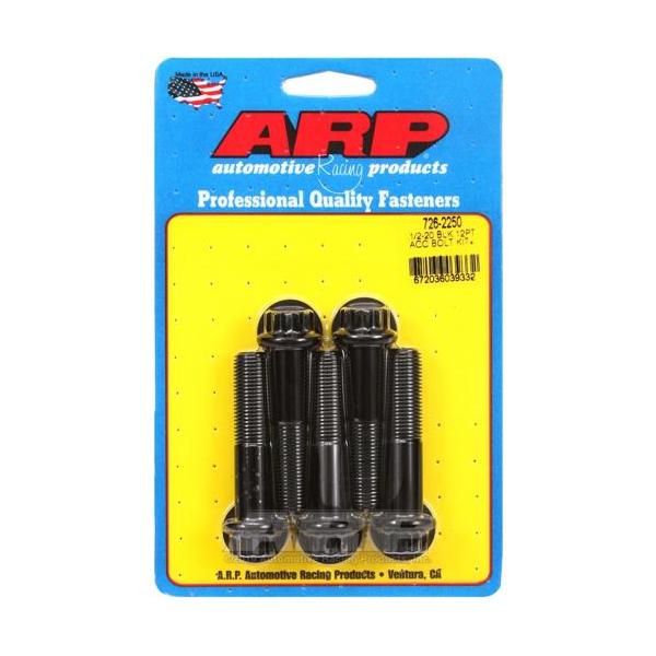 サイズ：1/2”-20 x 2-1/4”カラー：Black Oxide商品画像は5個ですが1個売りです。買い物かごの中で、ご希望の数量に変更してください。1個売り（ボルトx1、ワッシャーx1のセット）8740 Chrome MolyARP(...