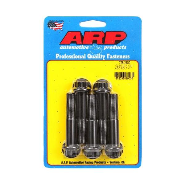 サイズ：1/2”-20 x 2-1/2”カラー：Black Oxide商品画像は5個ですが1個売りです。買い物かごの中で、ご希望の数量に変更してください。1個売り（ボルトx1、ワッシャーx1のセット）8740 Chrome MolyARP(...