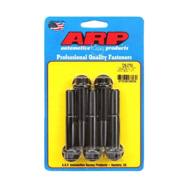 サイズ：1/2”-20 x 2-3/4”カラー：Black Oxide商品画像は5個ですが1個売りです。買い物かごの中で、ご希望の数量に変更してください。1個売り（ボルトx1、ワッシャーx1のセット）8740 Chrome MolyARP(...