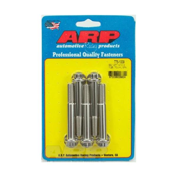 サイズ：M10x1.25x70mmカラー：ステンレス ポリッシュ素材：ARP300 Stainless Steel1個売り（ボルトx1、ワッシャーx1のセット）※商品画像は5個ですが1個売りです。買い物かごの中で、ご希望の数量に変更してくだ...