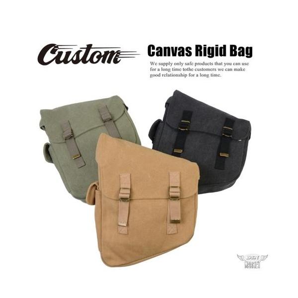 カラー：ブラック・カーキ・アーミーグリーンサイズ：縦360×横260×厚み80mm内容量：6リットル素材：ヴィンテージ キャンバスコットン生地(16oz)※誤った使用方法をすると走行に支障が出る場合がございます。必ず下記の注意事項と、付属の...