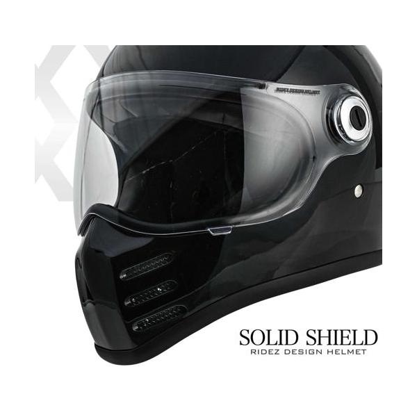 カラー：グロスブラック GROSS BLACK/BLACK EDITIONサイズ：M(57-58cm)，L(59-60cm未満)重量：1250g(±50)開閉シールド標準：SOLID SHIELD CLEAR 標準装備付属品：顎ひもワンタッ...