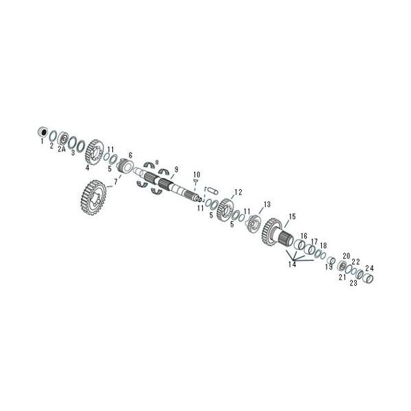 33344-94Spacer 95-06※1　1995年FLT、FLHT、FLHRモデルは除くメーカーはDrag specilties、ANDREWS JAMES、JIMS、Sonnax、Eastern Parts等さまざまなメーカーの混合...