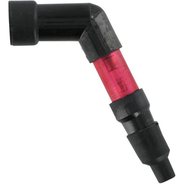 ■角度：120° / カラー：レッド■汎用品■1個売り■PARTS UNLIMITED製■ハーレー用プラグコードハーレー カスタムパーツ / プラグワイヤー