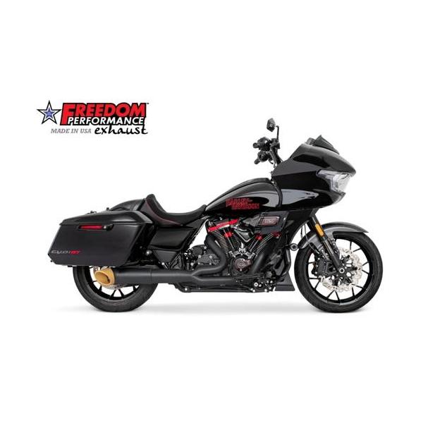 2017年以降ツーリングモデルに適合エンドキャップカラー：SOLID GOLDセット内容：本体(1台分)、ヒートシールド、ハードウェア・2021年以降のツーリングモデルはO2センサー キャンセラーが必要です。・オプションで専用の消音バッフル...