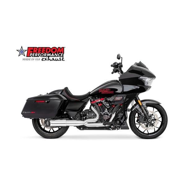 2017年以降ツーリングモデルに適合エンドキャップカラー：PITCH BLACKセット内容：本体(1台分)、ヒートシールド、ハードウェア・2021年以降のツーリングモデルはO2センサー キャンセラーが必要です。・オプションで専用の消音バッフ...