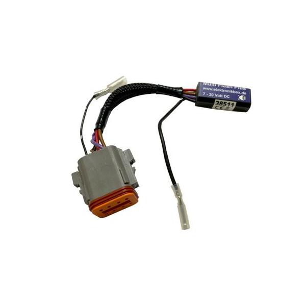 1994〜96年スポーツスターモデル、1993〜95年ツーリングモデル、1995年FXRに適合カプラー：Female style 8-pin plugOEM品番：68570-94B※同じ年式車種でもコネクター形状、コネクターへの配線の配置が...
