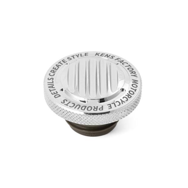 ■適合 1996年以降モデルのタンクに適合(但しセンターキャップ式のツーリングモデルは不可）■備考 1996年以降ベント付き■サイズ 外径75ｍｍ■カラー クローム■素材 アルミ3Dビレット■メーカー Ken's Factory(ケンズ フ...