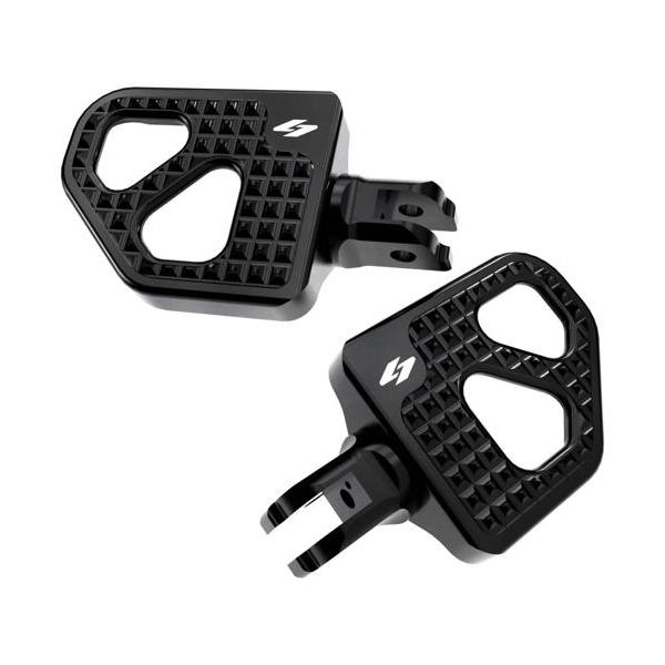 2018年以降ソフテイルモデルのライダーポジションに適合ブラック左右セット軽量アルミニウムKRAUS（クラウス）ハーレー カスタムパーツ / 2018年以降ソフテイル、RHスポーツ、パンアメリカ用