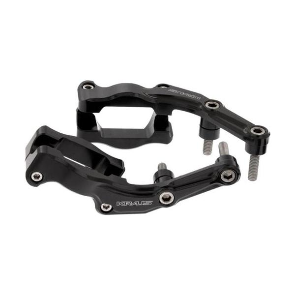 2009年以降ツーリングモデルに適合ブラック・オーリンズショック（品番：HD357、HD044）専用です。・リアマウントは、純正4ポイントドッキングハードウェアとは併用できません。・フロントサドルバッグガードレールにリザーバーを取り付けるに...