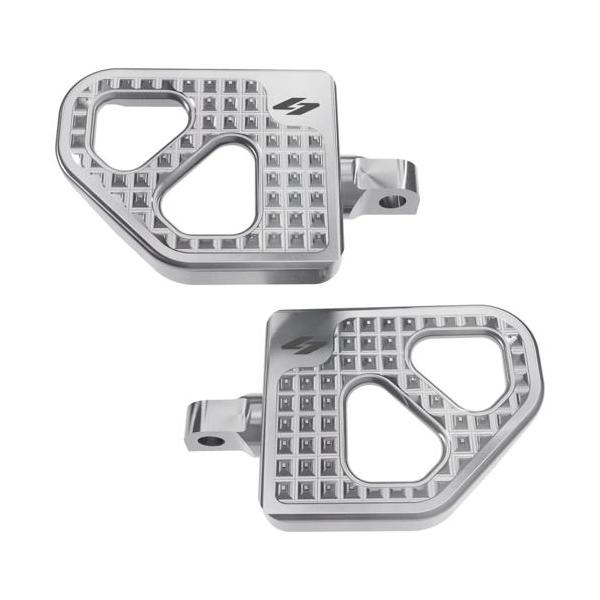 オス型マウント（但し2010〜22年XL1200X/S、XL1200C、XL1200V、2018年以降ソフテイルモデル、2017〜20年XG750Aは不可）に適合ポリッシュ左右セット軽量アルミニウムKRAUS（クラウス）ハーレー カスタムパ...