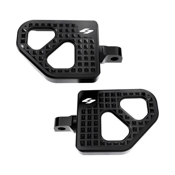 オス型マウント（但し2010〜22年XL1200X/S、XL1200C、XL1200V、2018年以降ソフテイルモデル、2017〜20年XG750Aは不可）に適合ブラック左右セット軽量アルミニウムKRAUS（クラウス）ハーレー カスタムパー...