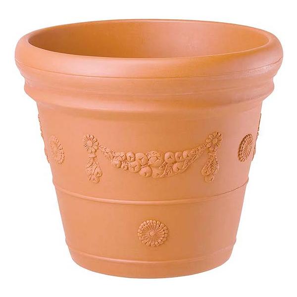 材質：ポリエチレン45型サイズ(210cm〜230cm程度の樹木)外寸φ45cm（内寸φ39cm）×H40cm容量　26リットル　ご要望に応じて、穴あけ加工を致します！もちろん、当店は無料です♪レッドリーフカバーは、綺麗に収まる懸崖鉢のサイ...