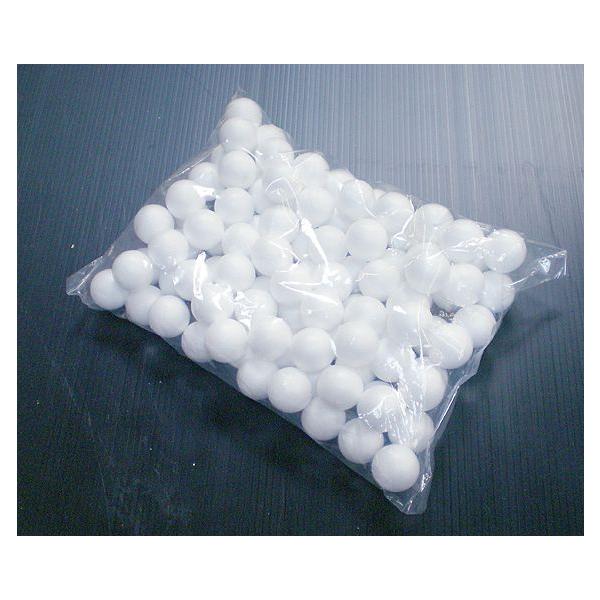 30ミリ発泡スチロール球(玉)加工しやすくワイヤーを挿したり、粘土工作の芯材にとアイデア次第でたくさんの扱い方があります。フェルトの形作りやぬいぐるみ・ちりめん玉（芯）・ポップ材料に最適の発泡ボール（発泡球）です。 造花や人工観葉植物の土台...