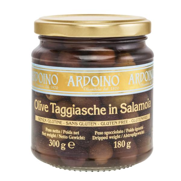 西リグーリアでしか栽培されていない貴重な高級オリーブのタッジャスカ種を塩水に漬けています。【原材料名】黒オリーブ、漬け原材料(塩)/ph調整剤【内容量】300g【固形量】180g【賞味期限】商品に記載【保存方法】高温多湿及び直射日光を避け常...