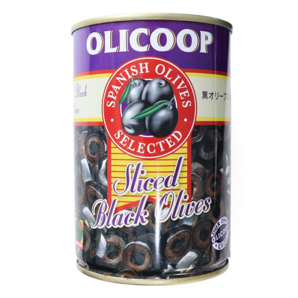 実がしっかりしており、オリーブ独自のジューシーな味のオヒ・ブランカという種類の黒オリーブをスライスにしました。【原材料名】オリーブ実、水、食塩/色調安定剤(酸味料グルコン酸第一鉄)【内容総量】405g【固形量】184g【賞味期限】製品に記載...