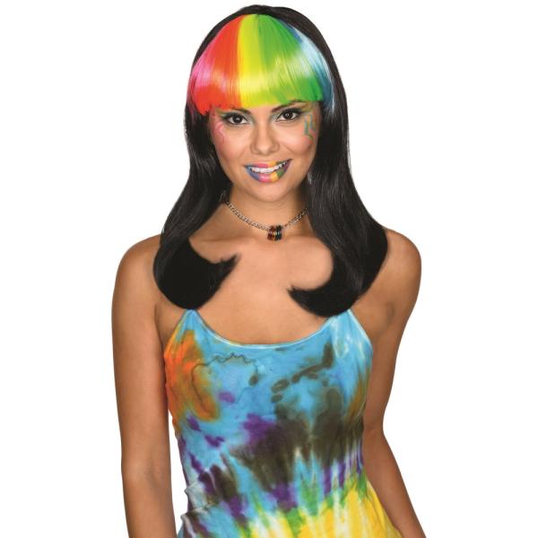 ■商品コード：ru52900カラーはブラック、レッド、グリーン、スタイルはロングの大人用ウィッグ、かつらです。■含まれる物:ウィッグ■主要素材:合成繊維