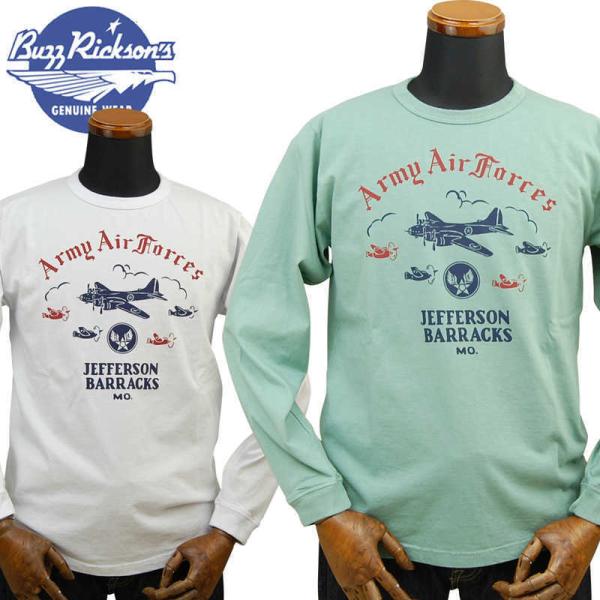 バズリクソンズ ロングTシャツ「ARMY AIR FORCES」BR68826/BUZZ RICKSON'S国内アメリカンカジュアルメーカーの老舗、「東洋エンタープライズ」の手がけるミリタリーライン「バズリクソンズ」のロングTシャツです。ミ...