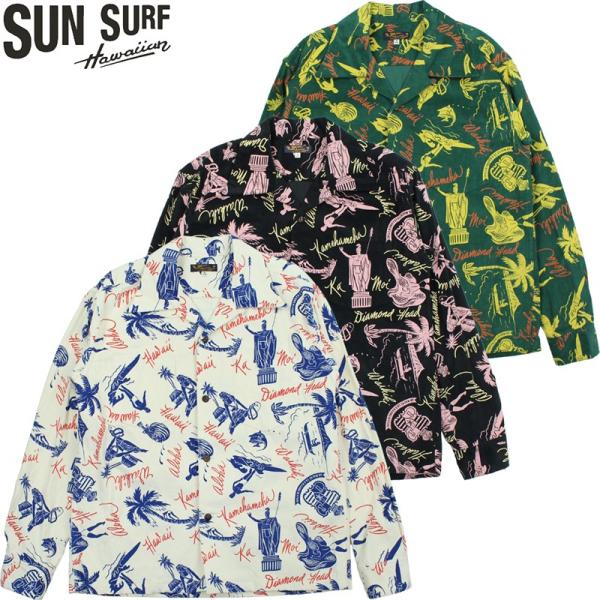 サンサーフ コーデュロイ オープン シャツ “HISTORICAL EVIDENCE” SS29582 / SUNSURF CORDUROY L/S OPEN SHIRT "HISTORICAL EVIDENCE"ハワイアンシャツの老舗ブラ...