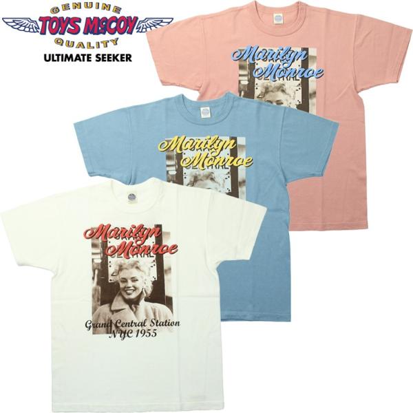 トイズマッコイ マリリン・モンロー Tシャツ " GRAND CENTRAL STATION NYC 1955 " TMC2514 / TOYS McCOY MARILYN MONROE TEE " GRAND CENTRAL STATIO...