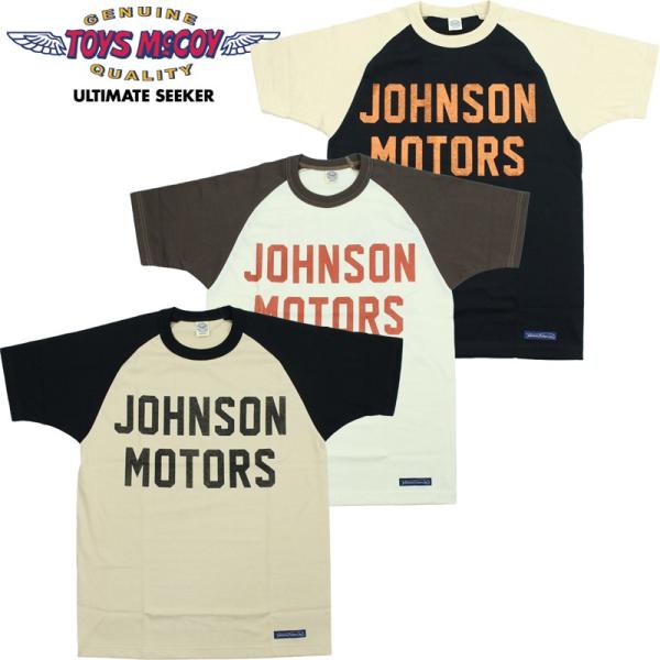 トイズマッコイ ON ANY SUNDAY ラグラン Tシャツ " JOHNSON MOTORS " TMC2635 / TOYS McCOY ON ANY SUNDAY RAGLAN TEE " JOHNSON MOTORS "カリフォル...