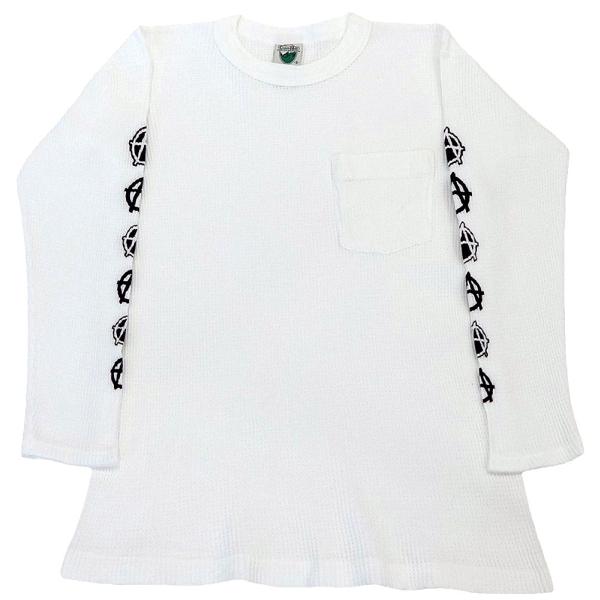 (並行輸入品)生産国：アメリカ素材：100％ コットンサイズS-胸回り89-91cm 着丈64-68cm 肩幅48-49cm 袖丈52-54cmM-胸回り95-99cm 着丈66-69cm 肩幅53-54cm 袖丈54-55cmご注意洗い加...