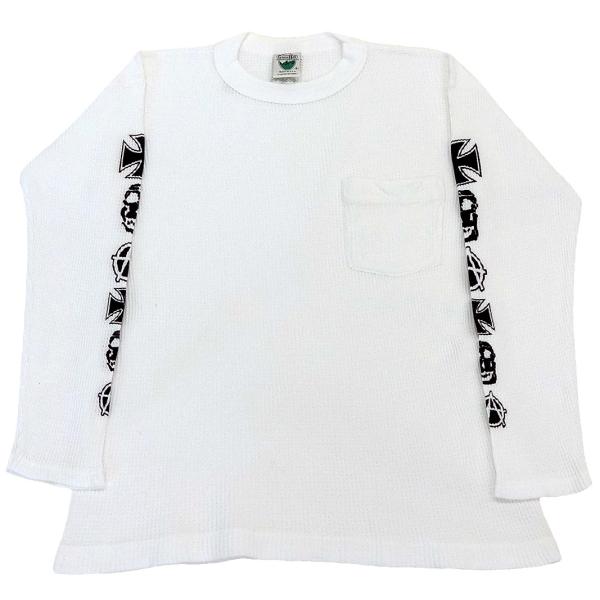 (並行輸入品)生産国：アメリカ素材：100％ コットンサイズS-胸回り89-91cm 着丈64-68cm 肩幅48-49cm 袖丈52-54cmM-胸回り95-99cm 着丈66-69cm 肩幅53-54cm 袖丈54-55cmご注意洗い加...