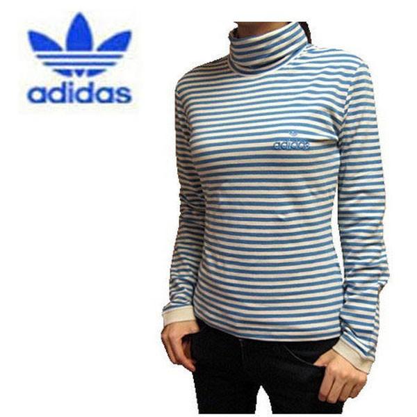 adidas（アディダス）レディース Winter Rollneck・White/Blueです。■素材　コットン95％　スパンデックス5％■サイズ　Sサイズ　身幅(約40cm)×着丈(約52cm)Ｘ袖丈(約51cm)　　　　　Mサイズ　身幅...