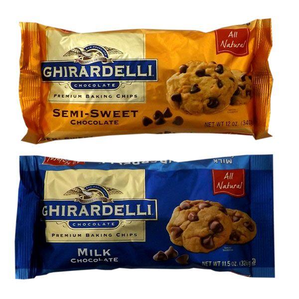 アメリカ高級チョコレートブランド、ギラデリーのベーキング用チョコレートチップ。クッキーに加えることでギラデリーチョコレートの深い香りと味わいを与えます。いつものクッキーがグレードアップするとっておきの材料です。ミルク、セミスイート、ビタース...