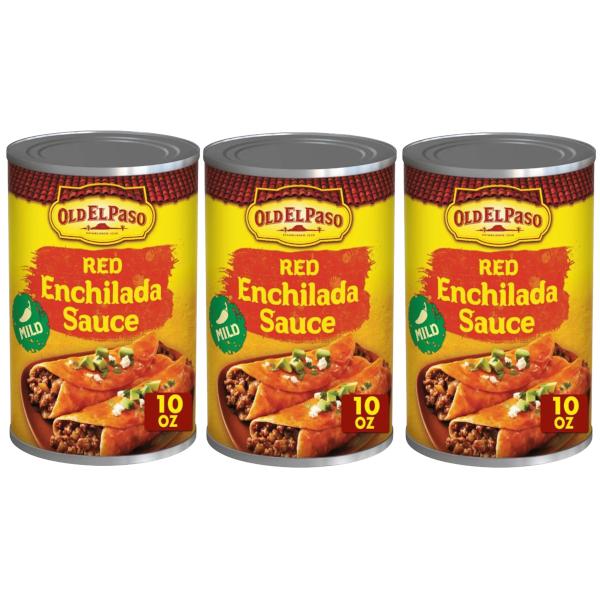 アメリカでは定番家庭料理にもなっているメキシカン料理のエンチラーダ。ひき肉、米、野菜、などをトルティーヤに包んで、エンチラーダソースとチーズを掛けてオーブンで焼いたおいしいメニューです。１缶で４〜５人分が作れるソースの３缶セットです。