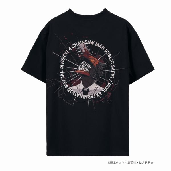 ●商品名：CSM-2604 チェンソーマン ●本体：綿１００％●全て刺繍●Ｍサイズ：肩幅４５・袖丈２１・着丈６３・身幅５０●Ｌサイズ：肩幅４８・袖丈２２・着丈６５・身幅５３●ＸＬサイズ：肩幅５１・袖丈２３・着丈６９・身幅５６●ＸＸＬサイズ：...