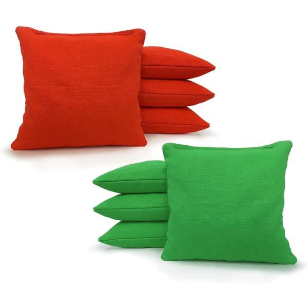 Tailgating Prosコーンホールゲーム用のコーンホールバッグ8袋セットです。8つのコーンホールバッグが付属しています。 バッグのサイズは約15cmx15cmで、ACA規制で規定されている0.42kgから0.45kgのトウモロコシが...