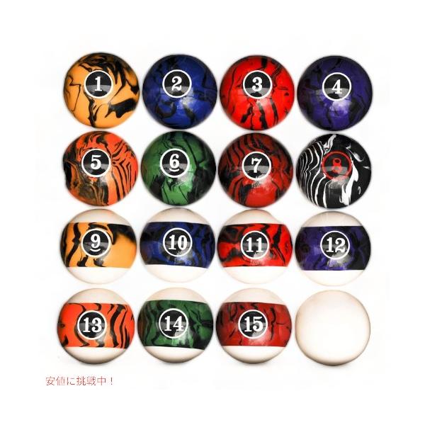 Iszy Billiards プール テーブル ビリヤード ボール セット レギュラーサイズ マーブル柄 商品説明: 2 1 / 4 "規定サイズと重量ポリエステル樹脂製 ? ボール6オンス ? 大理石/ Swirlスタイルのための素晴らし...