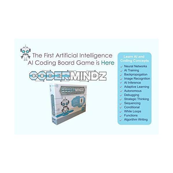 コーダーマインズCoderMindzAIとコンピュータープログラミング学習ボードゲームアイテムナンバー：Ulimagサイズ：29.9×23.1×5cm対象年齢：6才以上プレイヤー数：2〜4名この商品はAIのコンセプトなどに触れ、学習すること...