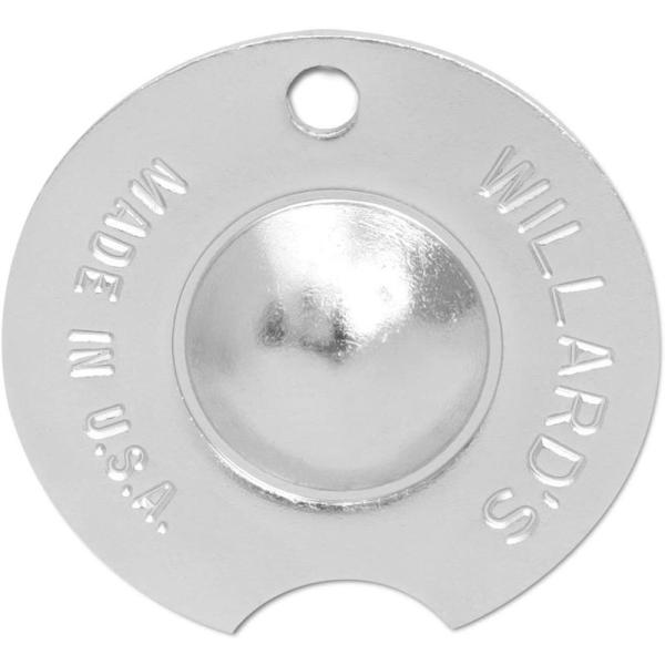 Willard's CueTipビリヤードプールキューティップシェーパーです。シェイパーを使用すると、正確にボールを打つために必要な一貫した湾曲したダイム半径をキープすることができます。すべてのウィラードシェイパーの側面にあるゲージのデザイ...