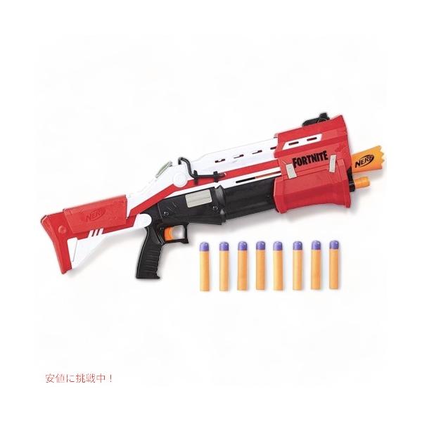 ナーフ おもちゃの鉄砲 NERF E6159 Fortnite フォートナイト TS-1ブラスターサイズ　7.8×76.2×28.4cmこのブラスターは、人気のFortniteビデオゲームで使用されているブラスターのデザインですこの4ダート...