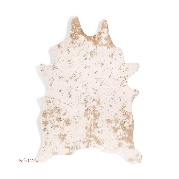nuLOOM Iraida Faux Cowhide Shaped Rug, 3' 10" x 5', Off-white【カラー】オフホワイト【サイズ】117×152 cm※おおよそのサイズになりますのでご了承ください【特徴】・中国製・プ...