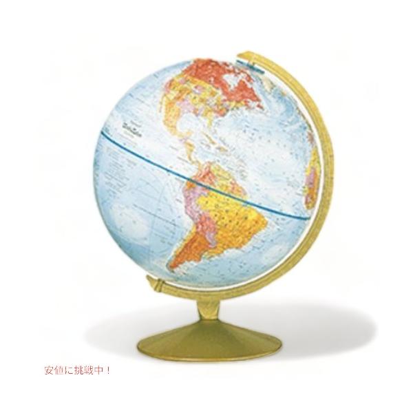 リプルーグルグローブス Replogle Explorer 地球儀 卓上 世界 ブルーオーシャングローブ 直径 12インチ 卓上に最適な30.4cmの地球儀4,000を超えるロケーション名と独特の政治的境界マークが含まれていますアメリカ製