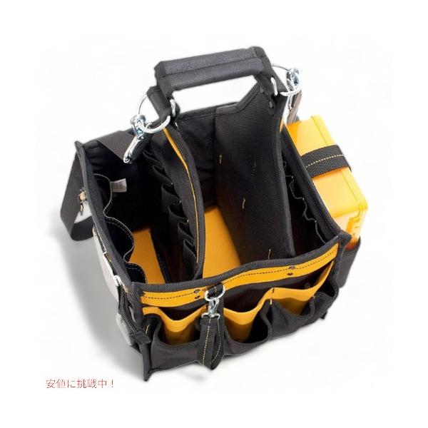 デウォルト DEWALT DG5582 電気 メンテナンス ツール キャリア パーツ トレー 11インチ 23ポケット サイズ 26.7 x 21.6 x 25.4 cm23ポケットツールバッグ：このツールキャリアは、さまざまなツールと部品...