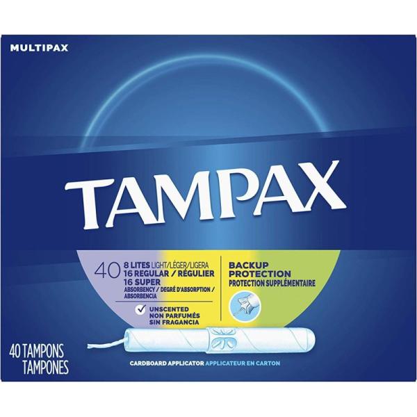 ※ブラウザ上と実際のカラーは異なる場合がございます。予めご了承ください。Tampax タンポン Radiant 紙アプリケーター マルチパック ライト レギュラー スーパーサイズ　33.7×30.4×16.2cm6個のTampaxダンボール...