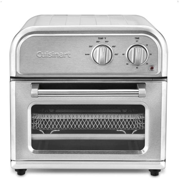 クイジナート Cuisinart 1800ワットのエアーフライヤー＆トースターオーブンです。エアフライだけでなく、コンベクションベイクやトーストなどの機能もついています。アイテムナンバー: AFR-25サイズ(約): 30.4×29.9×2...