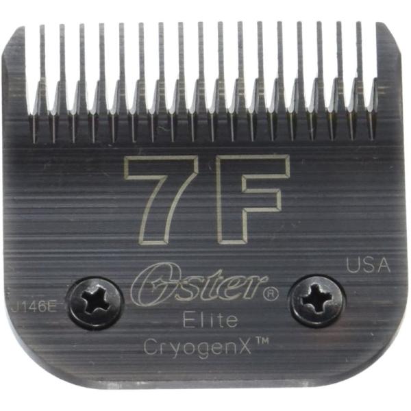 オスター Osterサイズ7Fの取り外し可能なペットクリッパーブレードです。髪を3.2mmにカットします。Oster A6、Golden A5、Turbo A5、Power Max、PowerPro Ultraクリッパーに適合しています。E...