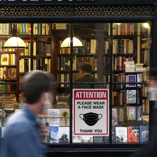 Dynamico マスク着用のお願い ラミネートサインプレート 5枚パック 21x28cm・5枚パック・マスク着用のお願い (PLEASE WEAR A FACE MASK)のサインプレート・耐水性・耐久性の高いラミネートコーティング・レス...