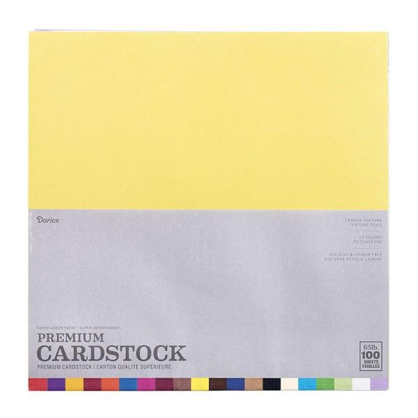 ダリス Darice コア ディネイションズ バリュー パック カードストック 12"X12" 100枚 スーパー アソートメント この貴重な65ポンドのカードストックのバリューパックは、クラフターやスクラップブッカーにとって必須のアイテム...