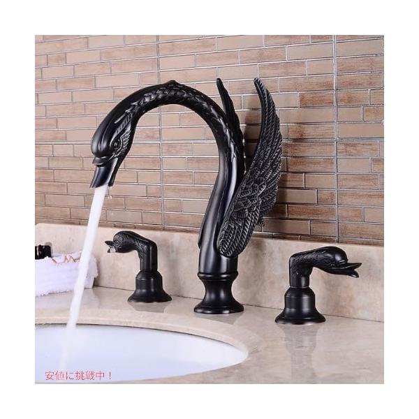 エリガントな黒鳥で毎回の手洗いが楽しい。耐久性のあるセラミックバルブにより、水漏れがありません。1.6Mpaの高水圧でテストされた高品質の素材と仕上げ。90度の水温で60万回以上使用可能。ヨーロッパとアメリカンスタイルの黒と金色のコーティン...