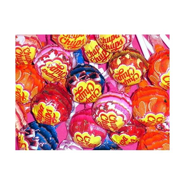 アメリカ発! 自分用としても、お友達にギフトでプレゼントしても◎のアメリカのお菓子♪♪バラエティに富んだスナックコレクションを随時追加中ですChupa Chups Assorted Lollipops, 1lb Bag重さ：　1lbおおよそ...