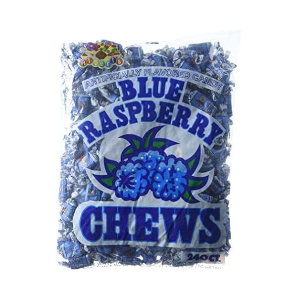 アメリカ発! 自分用としても、お友達にギフトでプレゼントしても◎のアメリカのお菓子♪♪バラエティに富んだスナックコレクションを随時追加中ですAlbert's Chews Blue Raspberry 240重さ：　1.53lbおおよそのサイ...