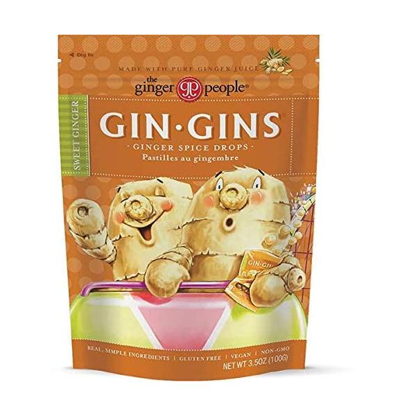 アメリカ発! 自分用としても、お友達にギフトでプレゼントしても◎のアメリカのお菓子♪♪バラエティに富んだスナックコレクションを随時追加中ですThe Ginger People Gin Gins Drops, Ginger Spice, 3....