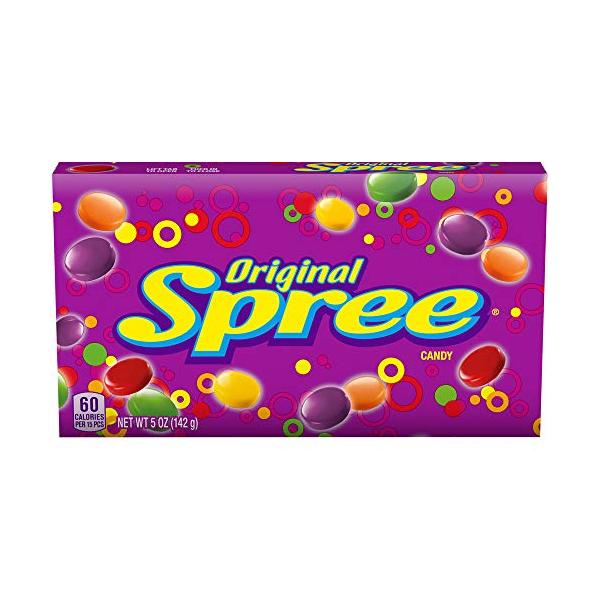 アメリカ発! 自分用としても、お友達にギフトでプレゼントしても◎のアメリカのお菓子♪♪バラエティに富んだスナックコレクションを随時追加中ですSpree Candy Theater Box, original, 5oz重さ：　2lbおおよその...